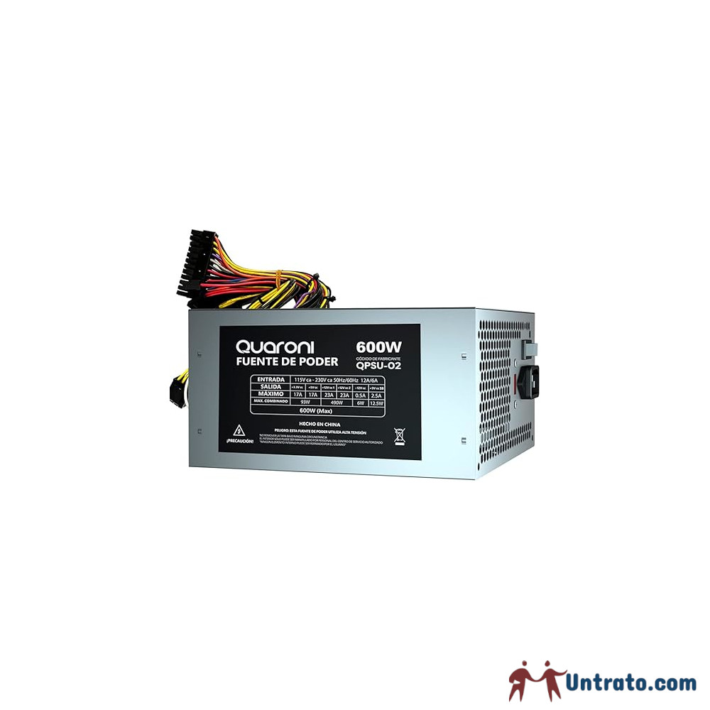 Fuente de poder Quaroni 500w